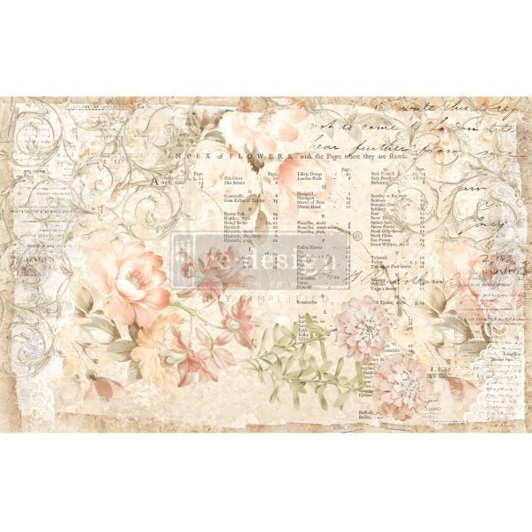Floral Parchment - Redesign Tissue Paper | Encore Furnishings